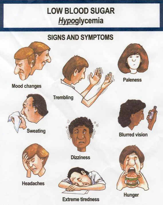 Hypoglycemia Or Low Sugar Levels Slash Diabetes